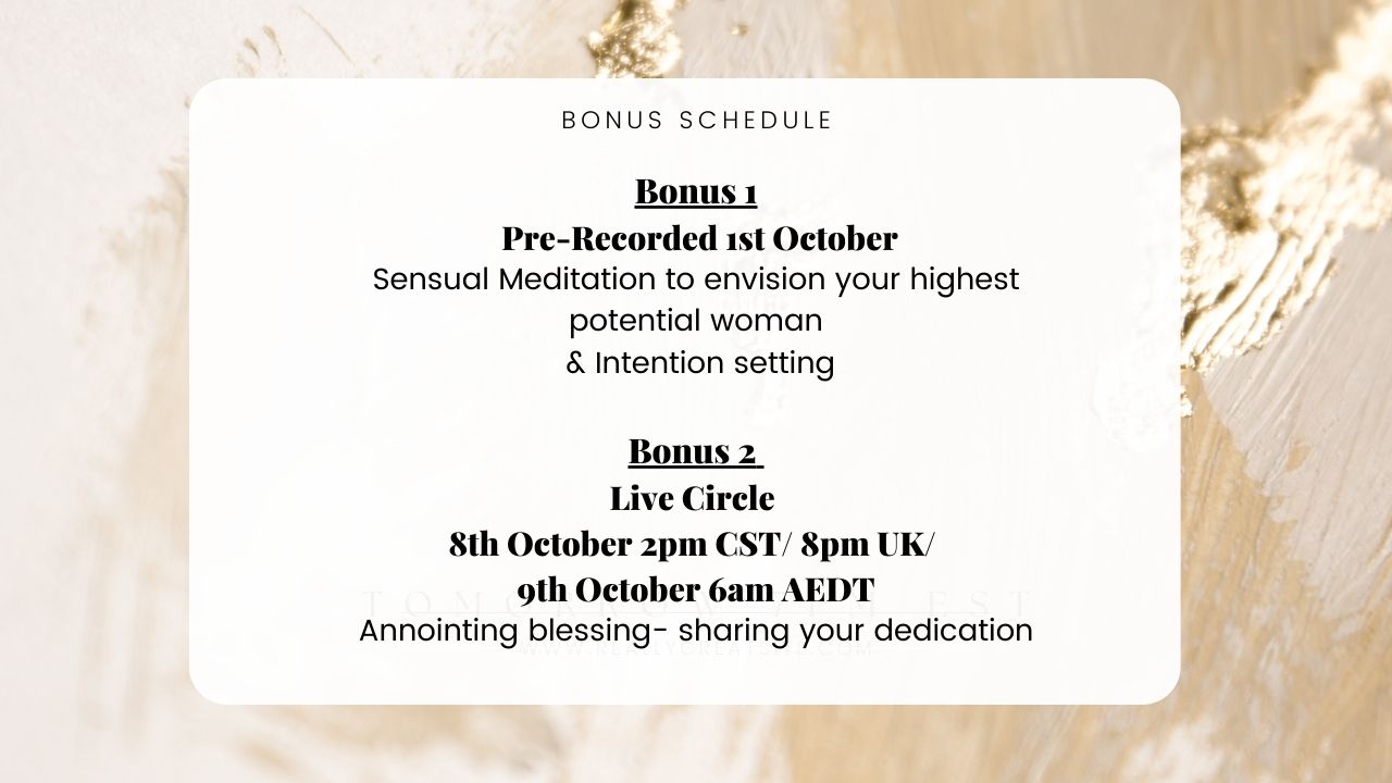 orientation and bonuses - Jessica Angileri